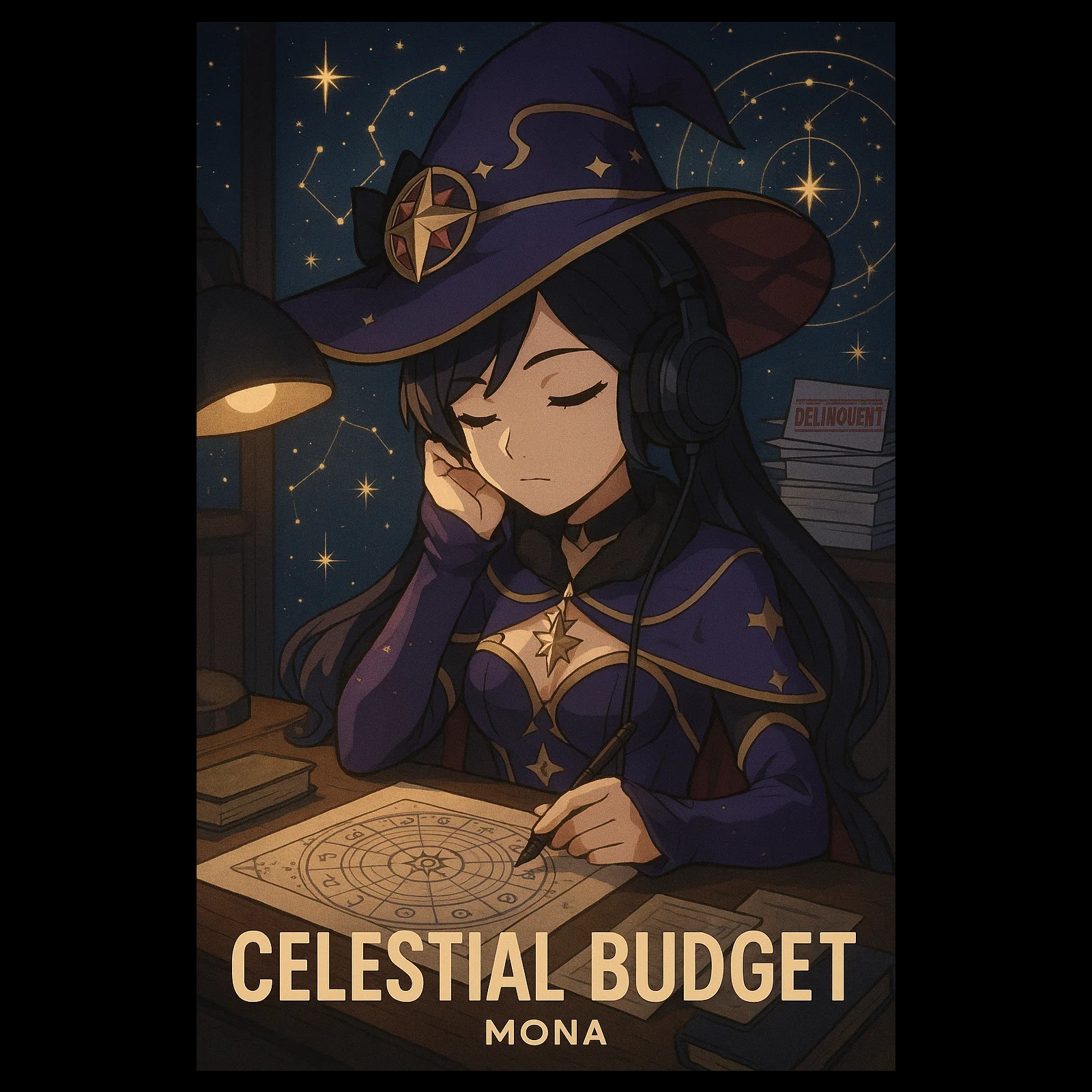 Celestial Budget (Mona Megistus Mix) by Bleepingelf | Suno