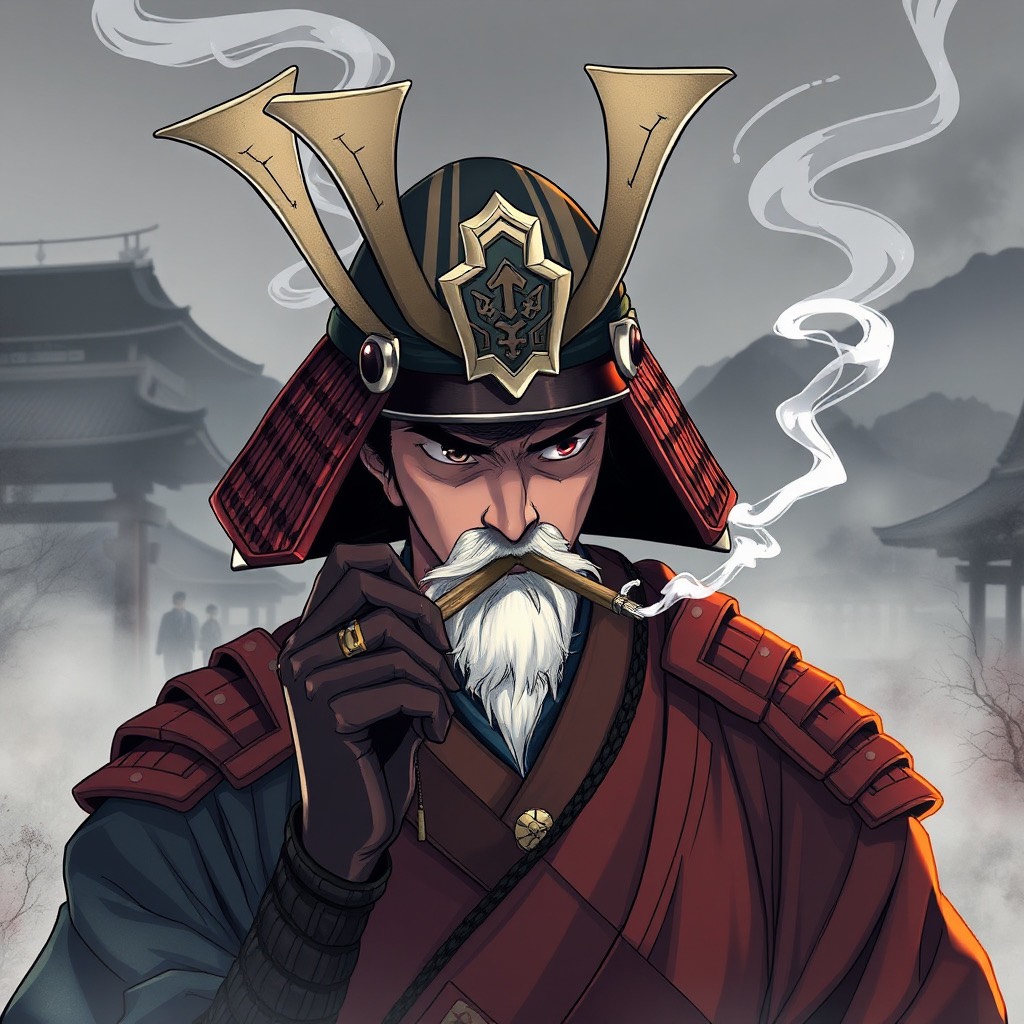 Chronicles of the blazing samurai by Russ | Suno