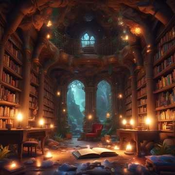 Underground Library by @yoshibox0 | Suno