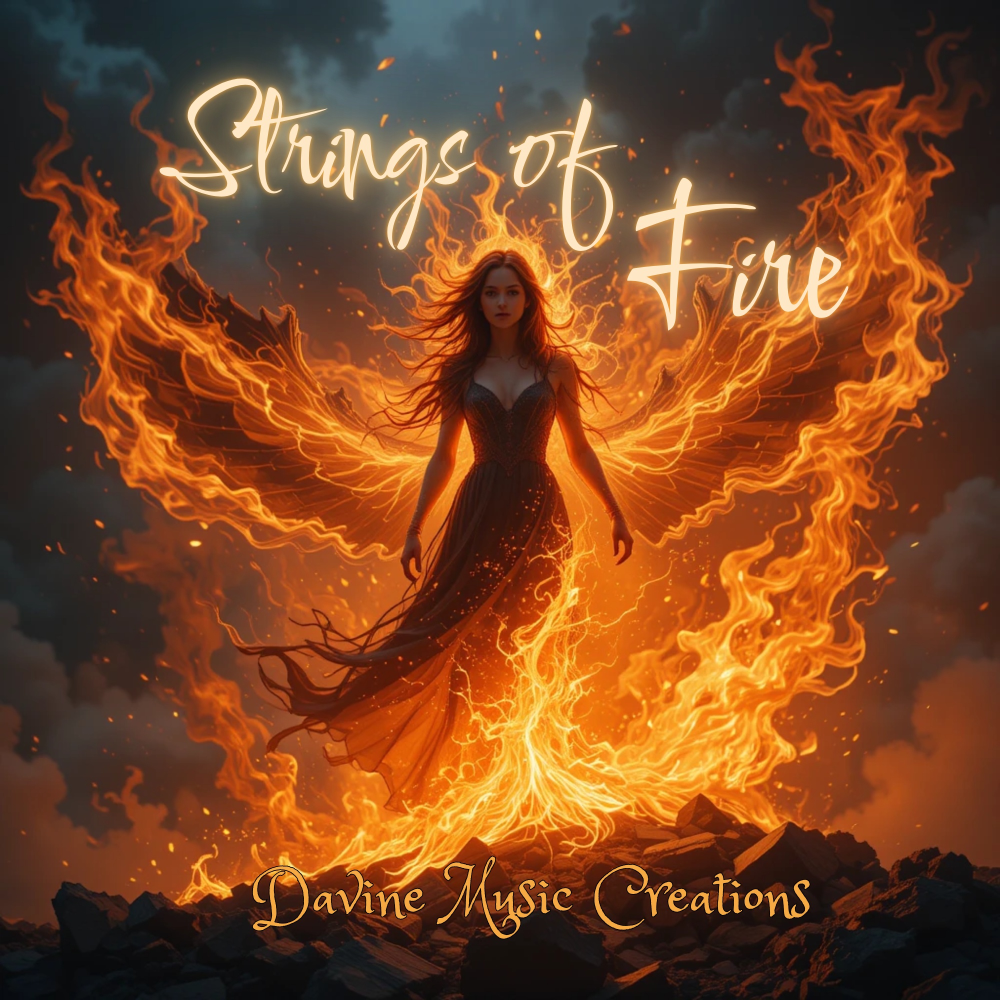 Strings of Fire by Davine Music Creations | Suno