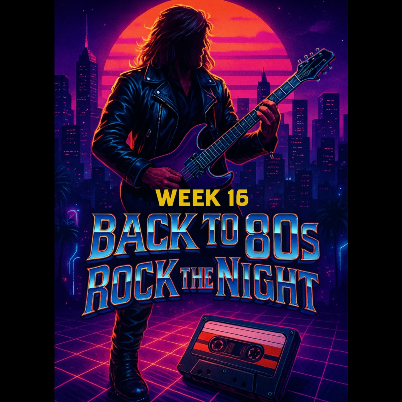 Week 16: Back to the 80s - Rock the Night by @hairhero | Suno