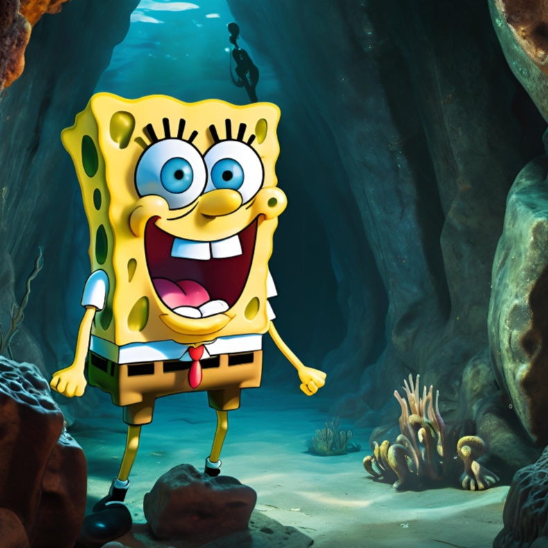 SpongeBob with a Gun by @abstractperfectthird6685 | Suno