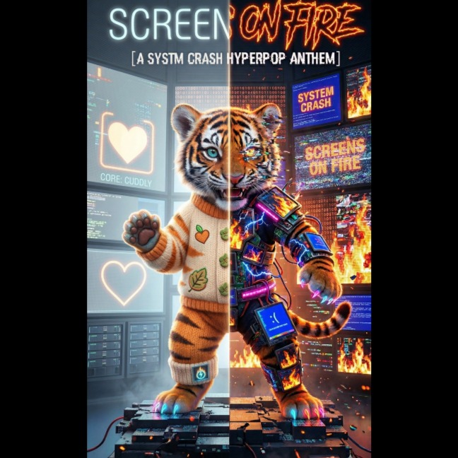 Screens On Fire by Tiger__ | Suno