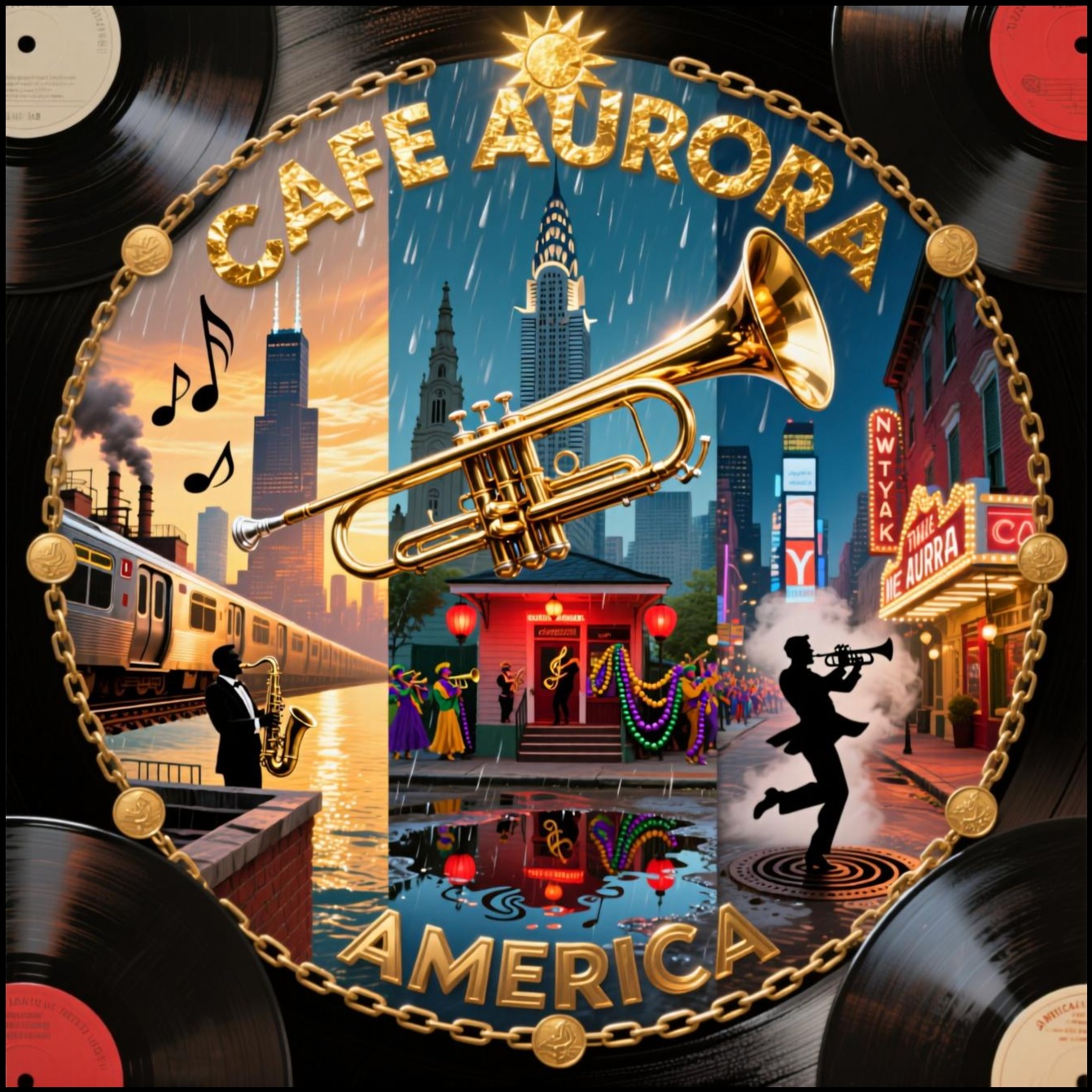 Cafe Aurora America by @cafeaurora | Suno