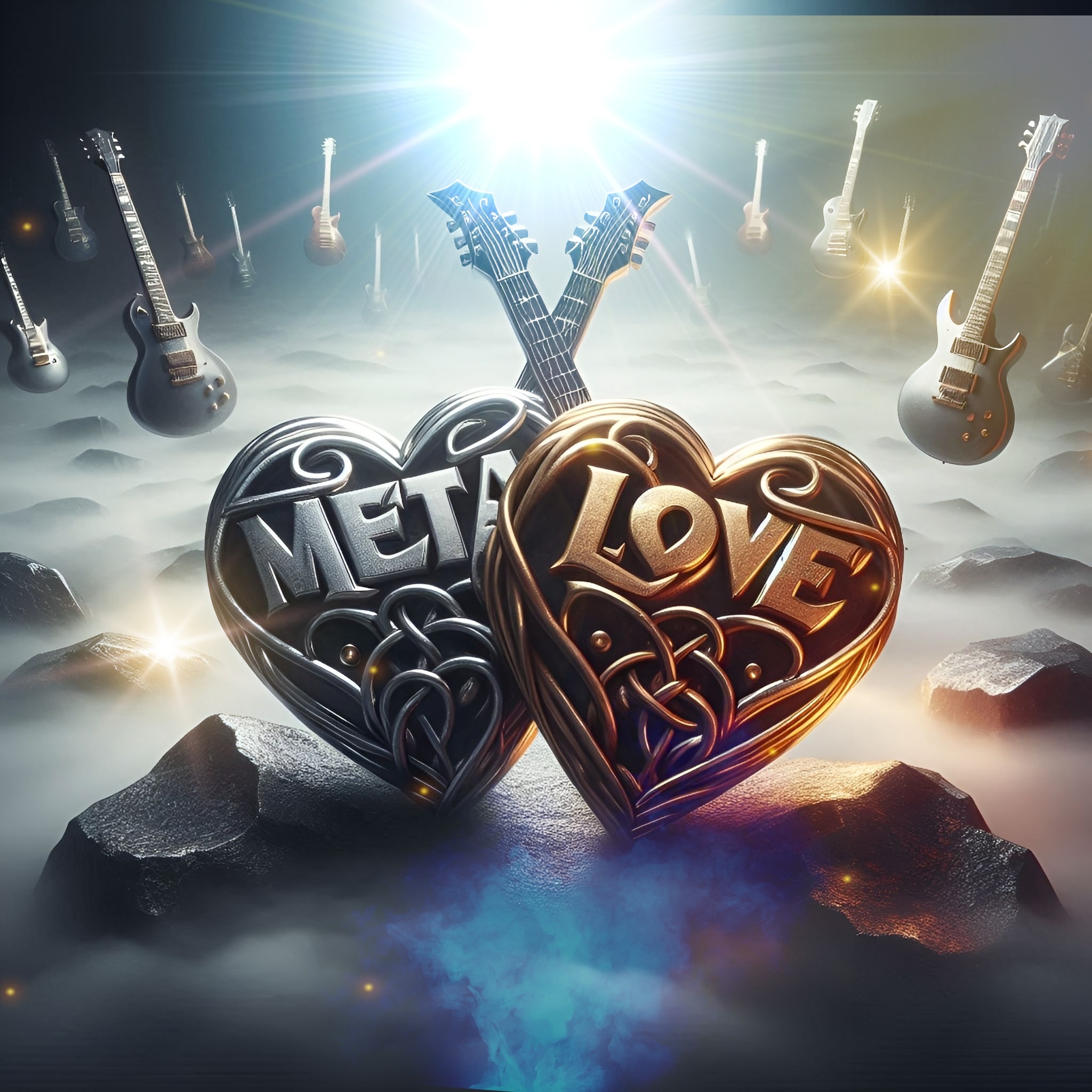 Metal and Love by HardRockChild | Suno