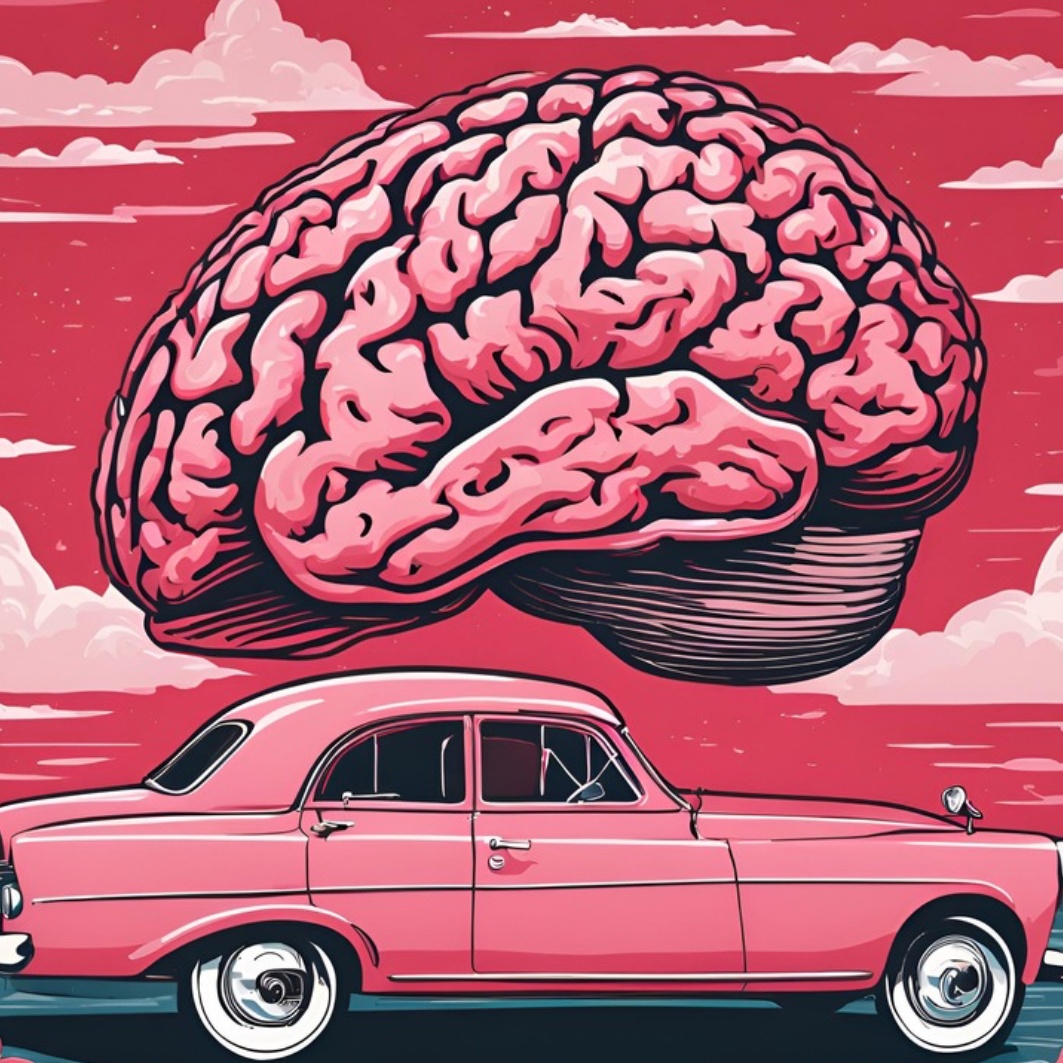 brain in a red car by cUdD13s | Suno