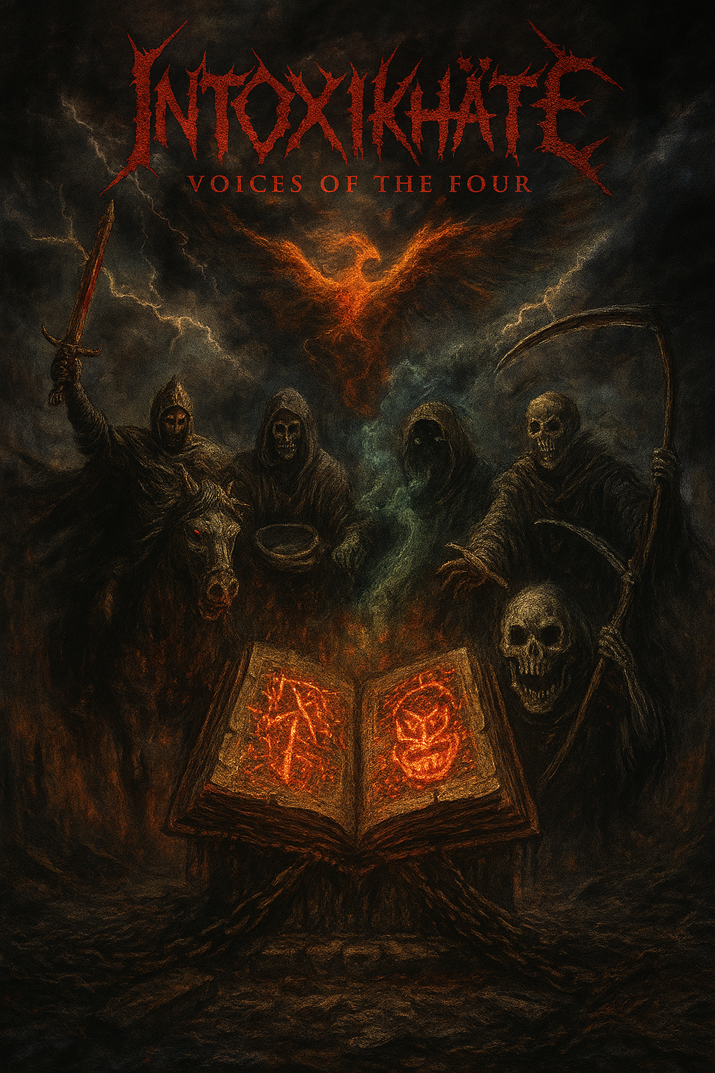 Voices of the Four by INTOΧἱΚΉATE | Suno