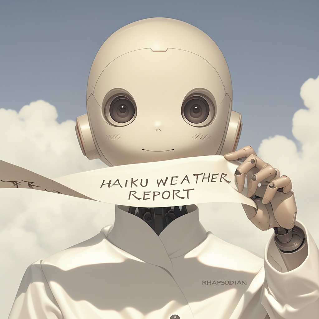 Rhapsodian - Haiku Weather Report by Rhapsodian | Suno