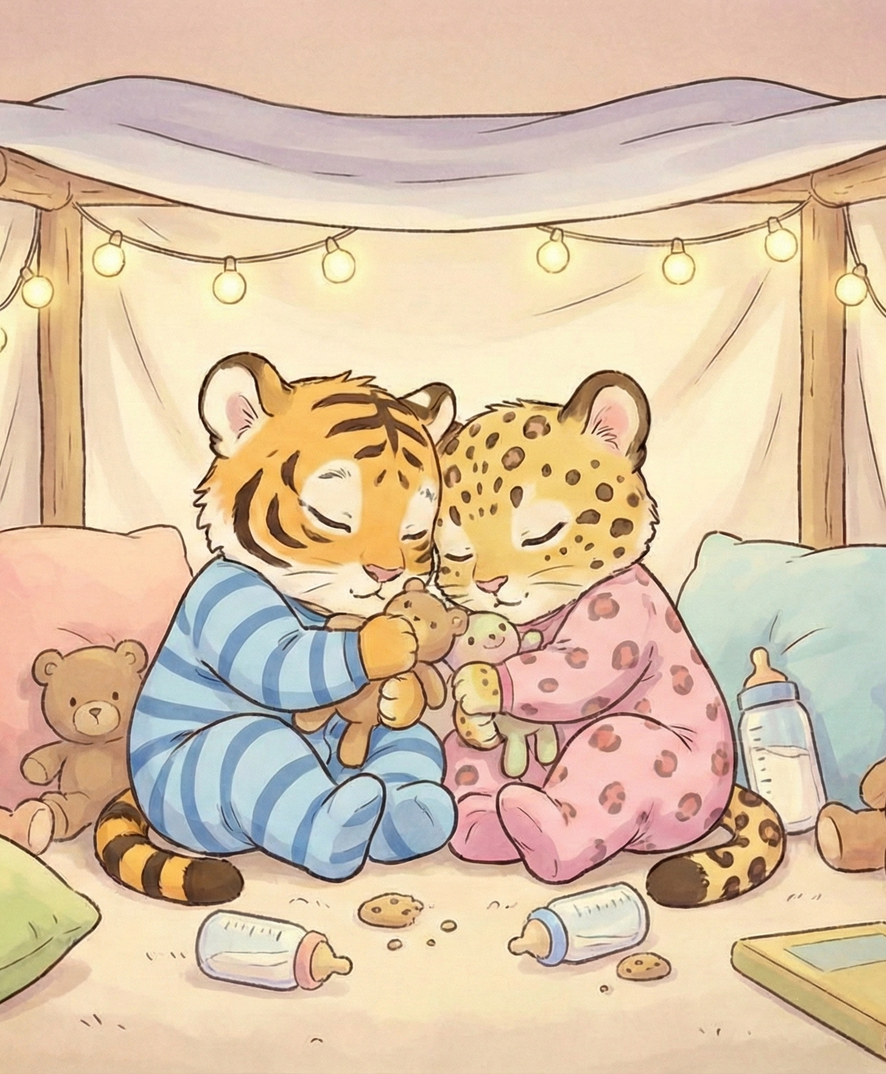 Stripes and Spots (The Sleepover) by Tiger__ | Suno