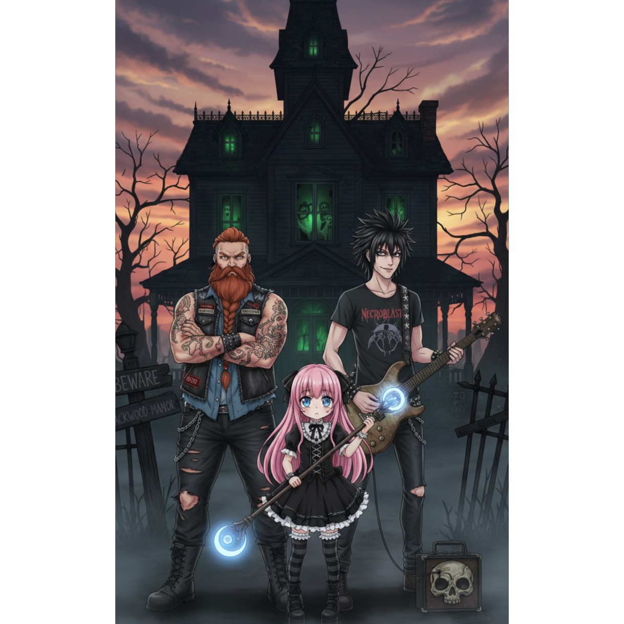 Haunted House Tag Team by Nexi | Suno