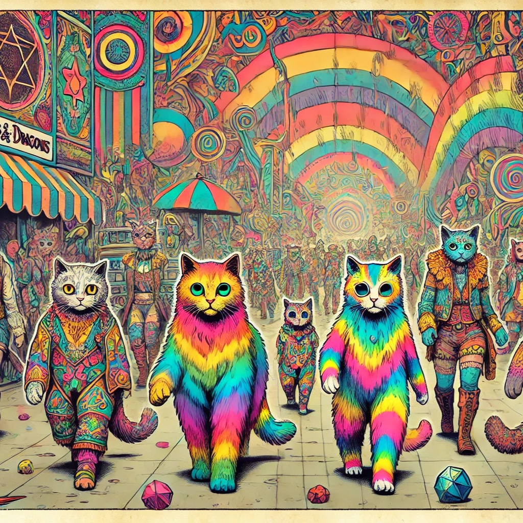 Psychedelic Cats | Join me on Suno