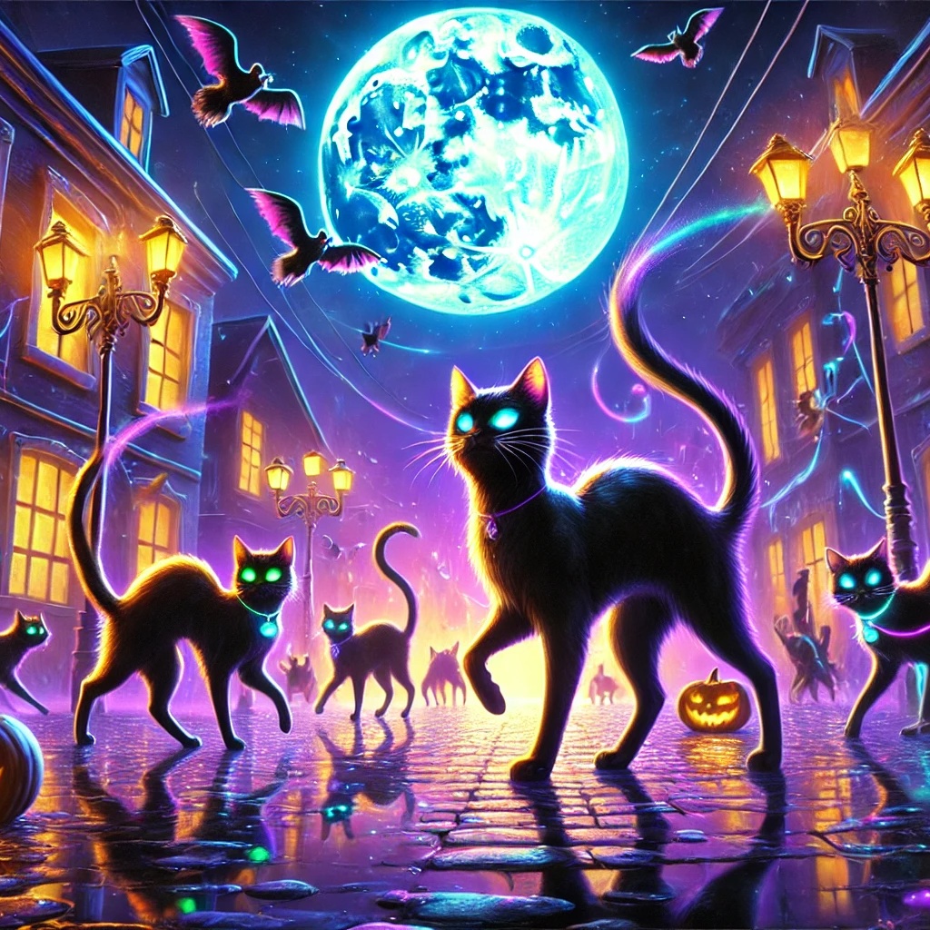 Halloween Cat Parade by Feline Music | Suno