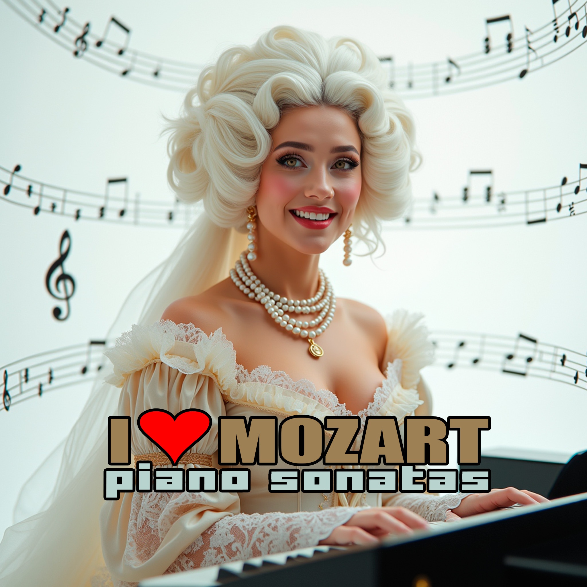 I ️ Mozart's piano sonatas (proto version) by Johnny Five | Suno