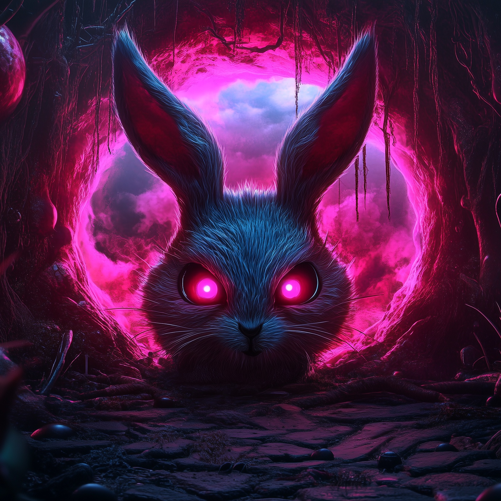 deep down the rabbit hole by Letac Loud | Suno