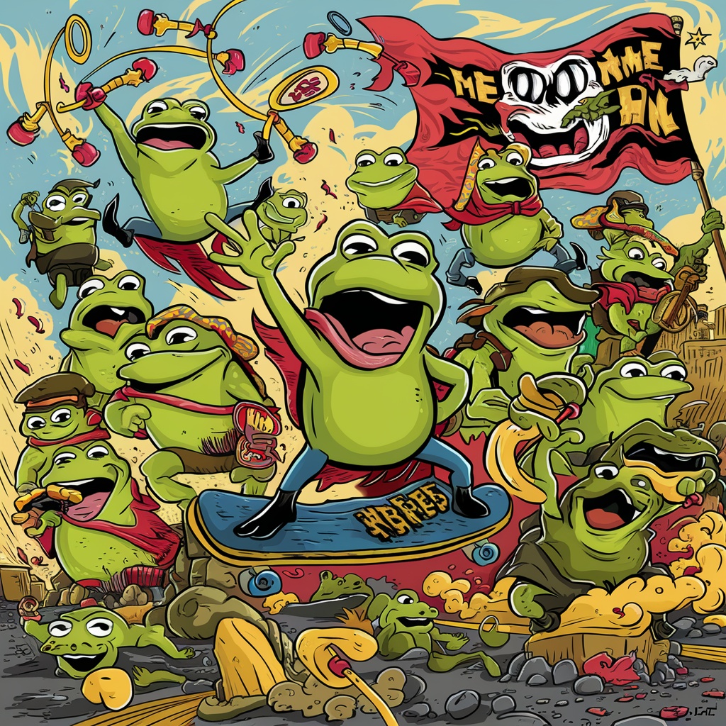 Pepe fight for freedom (meme song) by Taboovector | Suno