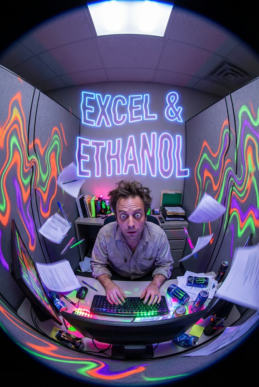 Excel & Ethanol by AI Music Guy / Mūzikas Vecis | Suno