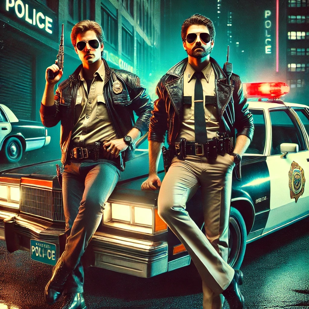 Cool Cops Cutting Crime by @malleusmanus | Suno