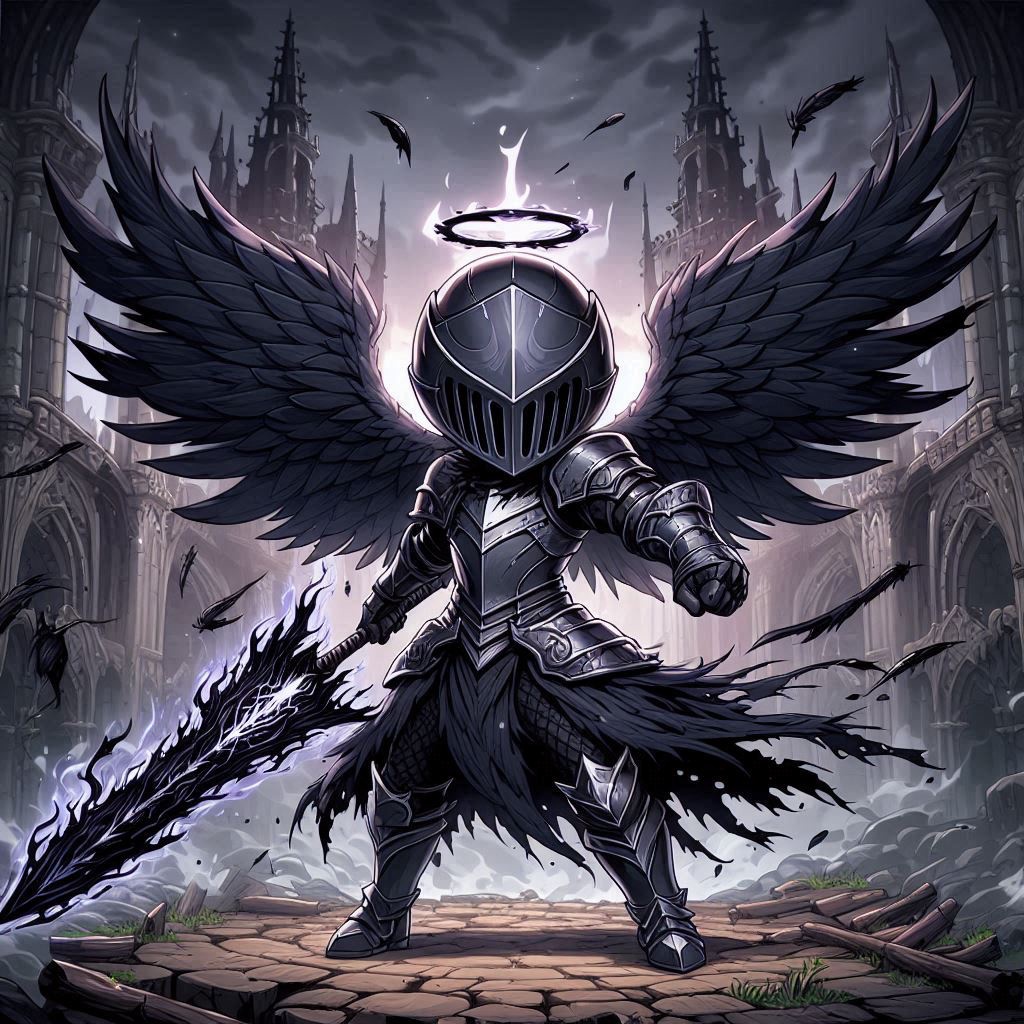 Dark Angelic Knight by Maku1986 | Suno