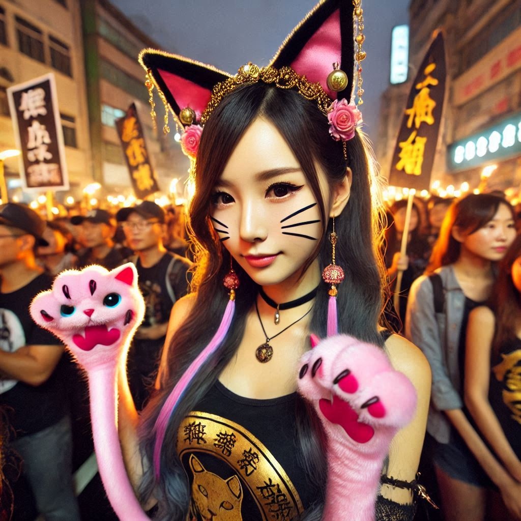 ɴʏx 貓耳(邪)教造勢晚會｜ɴʏx Cat-Ear Cult Rally by 𝗦𝗲𝗻𝗰𝗵𝗮𝗴𝗼 | Suno