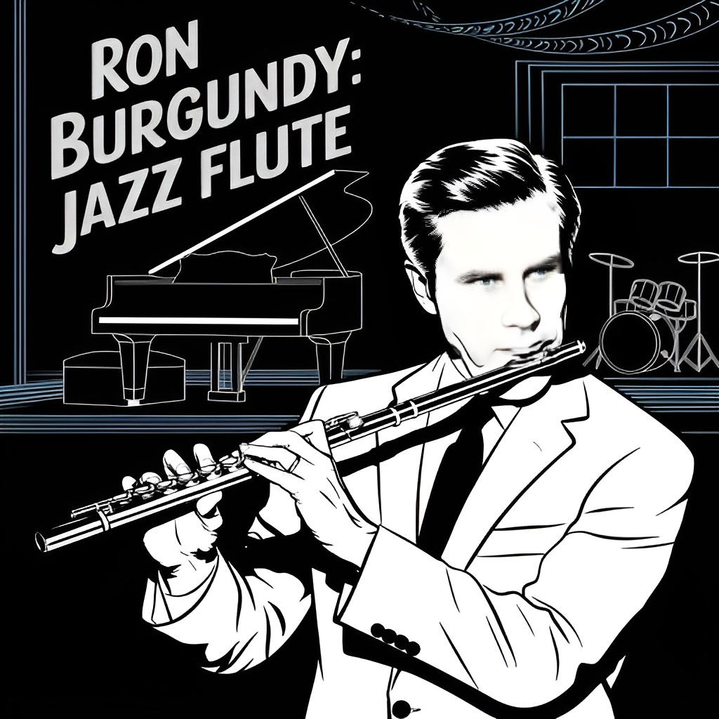 Anchorman: Ron Burgundy Plays the Jazz Flute by Brandon Luke | Suno