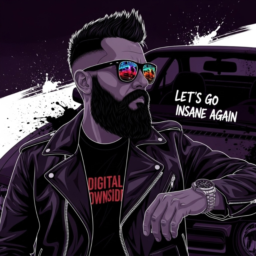 Let's Go Insane Again (Teemuth Cover) by Digital Downside | Suno