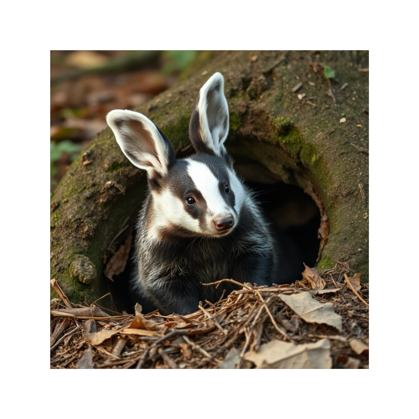 Badger with Rabbit Ears by Dark Angel Nyx | Suno