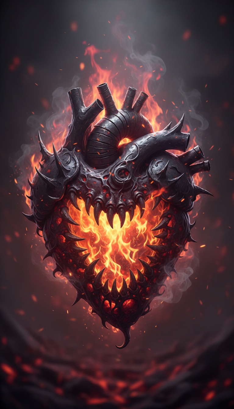 Wicked Heart Burning by NEILdaemon666 | Suno