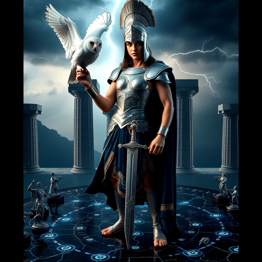 Sword of Athena, the Stratergist by Songs of an Analytical Psycho | Suno