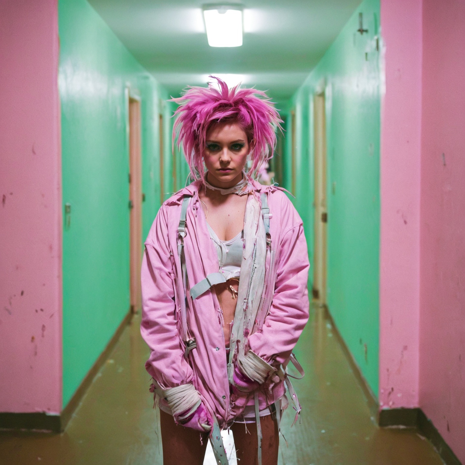 Pink, Punk, Psycho. by @kitsunefate | Suno