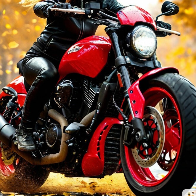 Red Motorbike (Rock ver.) by StudioVitt | Suno