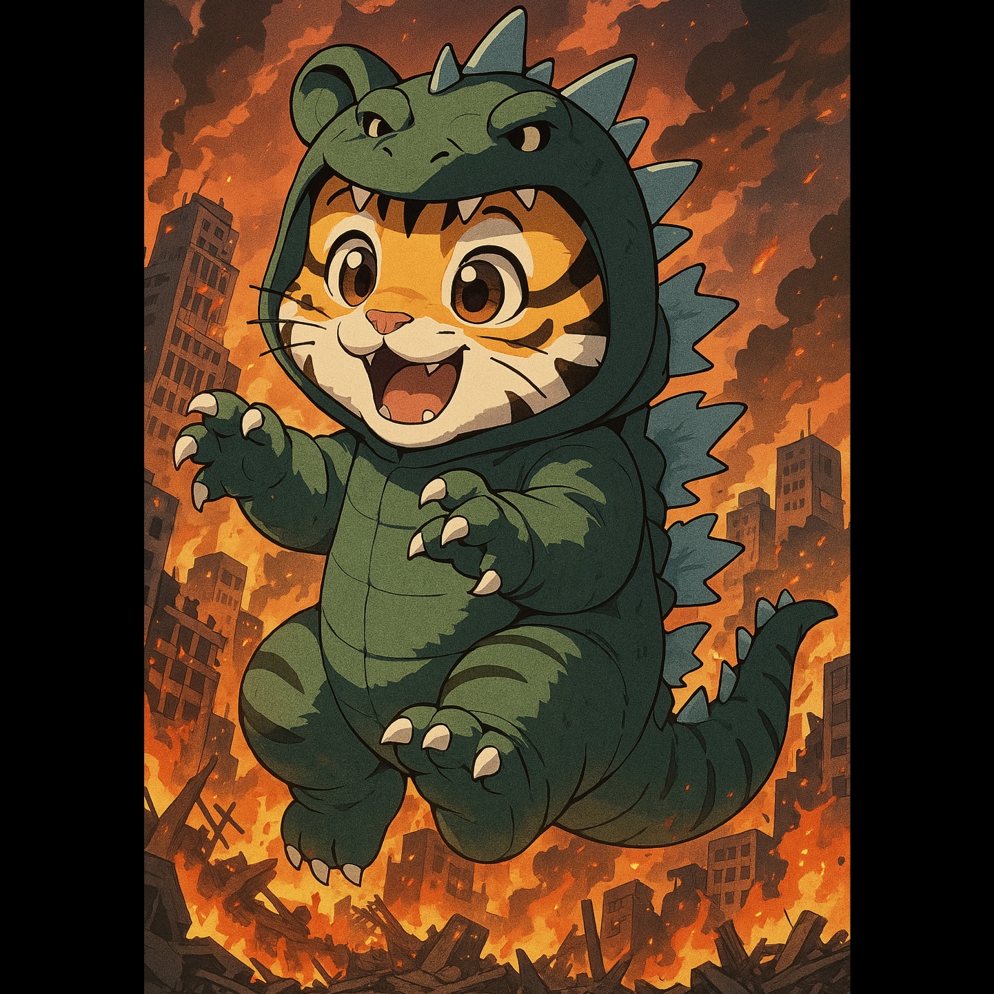 Godzilla Tiger Cub by Tiger__ | Suno