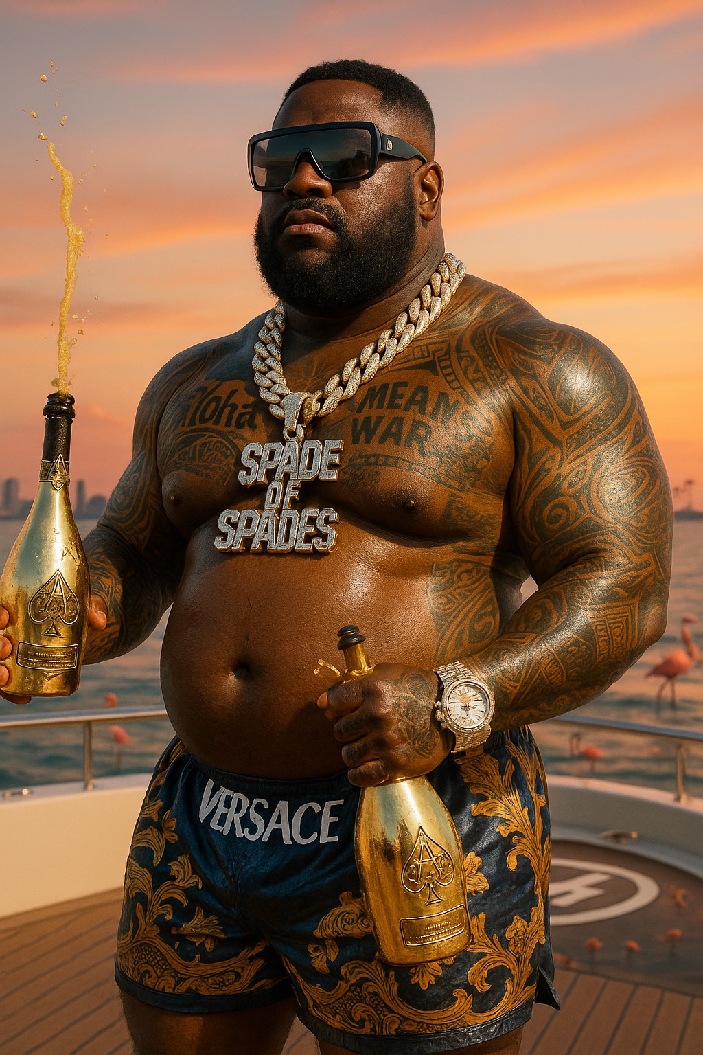 CHAMPAGNE SPADES & NIPPLE SHADES by 1337Sigma | Suno