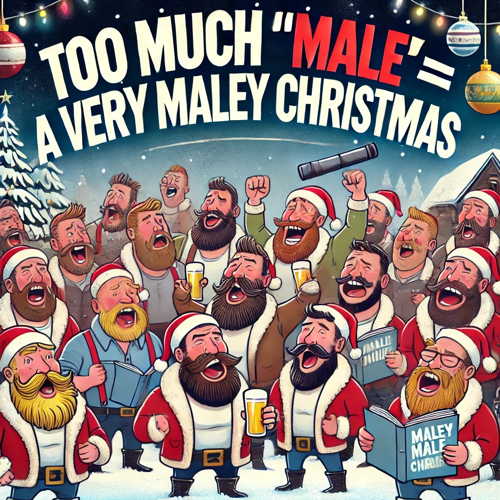 Too Much "MALE" = A Very Maley Christmas by Jonathan Fly | Suno
