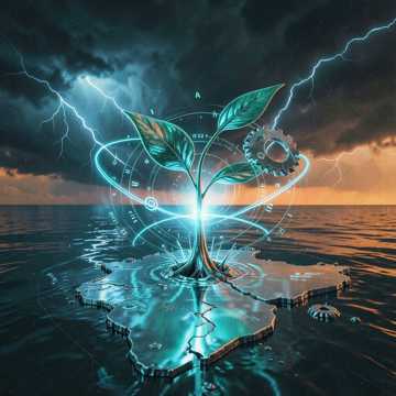 The Deep Blue... by @kinkitradio | Suno