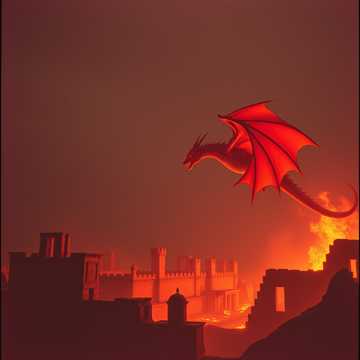 Ragnar, the flamewrought red dragon (Remastered) by @raonlee | Suno