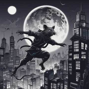 Ninja Rat by aharsanyroka | linktr.ee/aharsanyroka | Suno