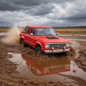 Muck the Red Dump Truck by Jsherr | Suno