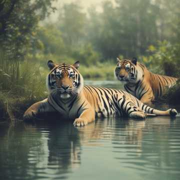 Silent Tigers by Light Bender | Suno