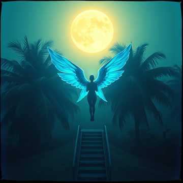 The Tropical Princess and the Blue-Winged Angel by 七赤ジュアン | Suno