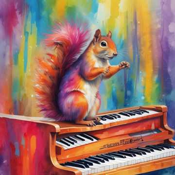 Squirrel in the Groove (Fokus Gewinnen) by @nordkatze3 | Suno