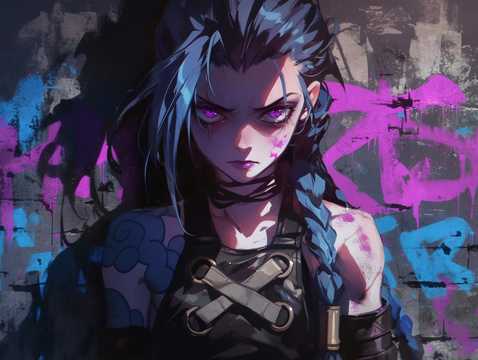 Beautiful Chaos (Jinx’s Tale) (Remastered) by LadyLag | Suno