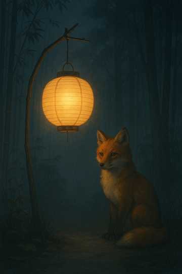 狐と提灯 (Kitsune to Chōchin) @Fox Udon by Dim Candles | Suno