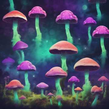 Nebula mushrooms (action based) by NoobPlayerStillLivin | Suno