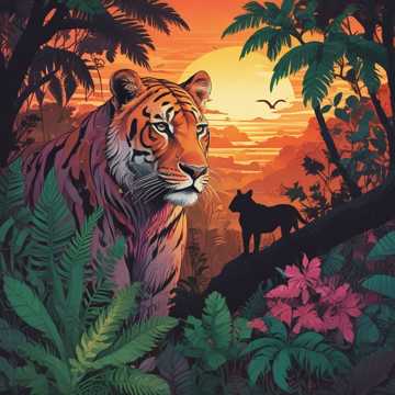 Lioness And Tiger IV by @snowmusic | Suno