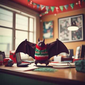 Jeff, the Christmas Bat by @disconcertedremix3227 | Suno