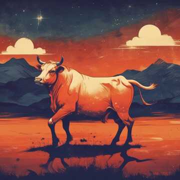 燃える牛 (Moeru Ushi) by CuriousFire724 | Suno