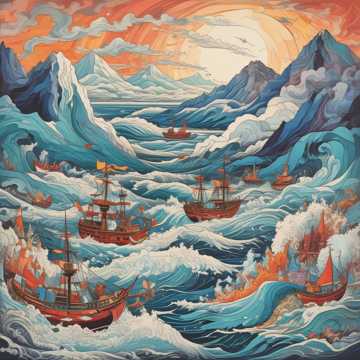 Too many captains, the ship climbs the mountain (Japanese pr by @siki ...