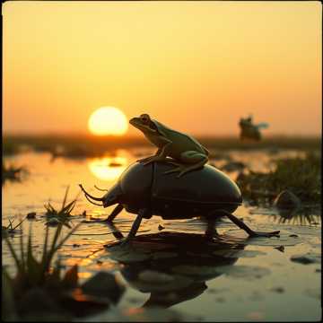 Old time Frog by SleepyWheat | Suno