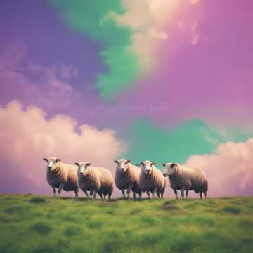 stoned sheep by TAGZMEDIA AI | Suno