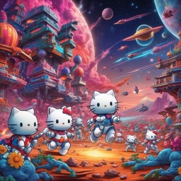 In the Grim Future of Hello Kitty by Maphesdus | Suno